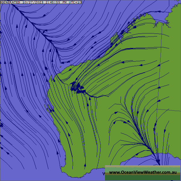 OceanViewWeather - Western Australia Wind Direction - GFS Forecast ...